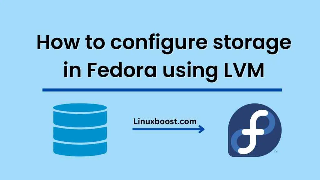 How to configure and manage storage devices in Fedora
